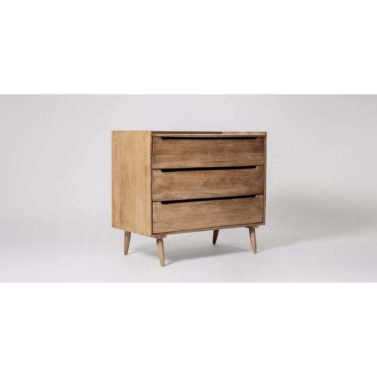 Minimalist Light Wood 3-Drawer Dresser | Japandi Storage